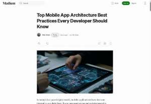 Top Mobile App Architecture Best Practices Every Developer Should Know ...