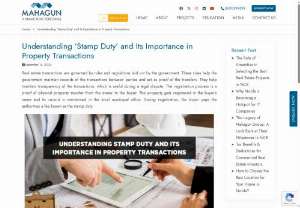 Understanding ‘Stamp Duty’ and Its Importance in Property Transactions ...
