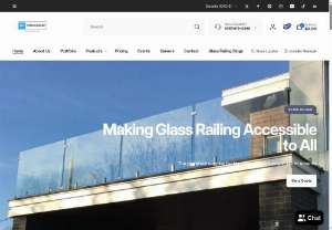 Transparent Glass Railing Solutions in Canada - Viesearch