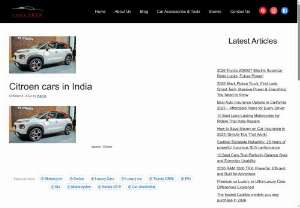Citroen Cars in India – French Engineering Meets Innovation - Viesearch