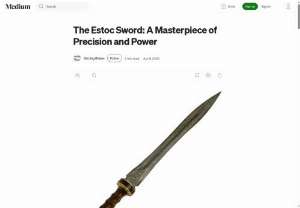 The Estoc Sword: A Masterpiece of Precision and Power - Viesearch